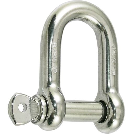 D=10mm L=40mm B=20mm d=20mm ねじ径=M10 使用荷重 320kg スタンダードなネジ込シャックル プレート類と合わせて、チェーンを連結できます。 ステンレス製なので、防錆性・耐候性に優れ丈夫で長持ち。屋外・海岸で...