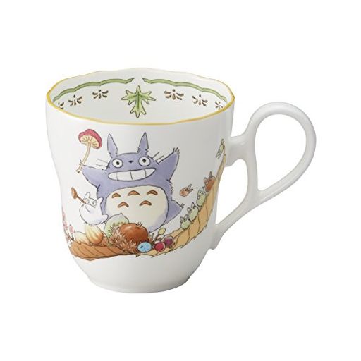 温かい飲み物 サイズ:口径:約9.2cm、長径(取っ手含):約12.7cm、高さ:約9.4cm、容量:375cc(満水) 材質:ボーンチャイナ シリーズ:となりのトトロ 原産国:SRI LANKA 内容:1個