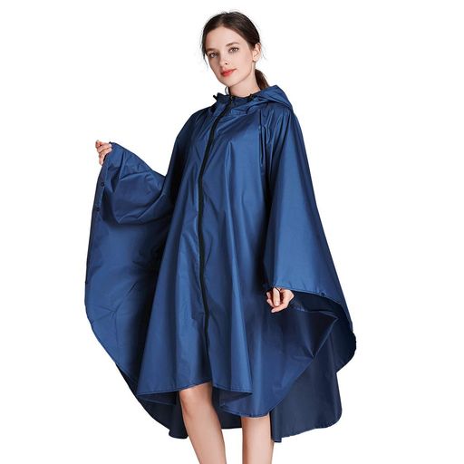 【サイズ】:前丈92cm,後丈103cm,袖丈61cm,バスト146cm,適応身長:150〜175cm男女兼用のサイズです。 【防水&amp;通気レインコート】:ポリエステル100%(テフロン加工)で通気性がいい。防水材質を採用していて、環...