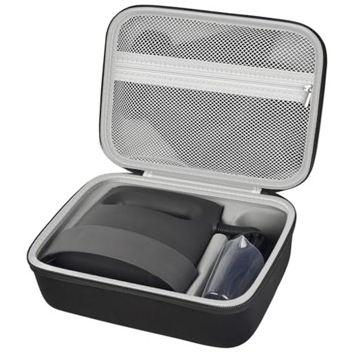 カスタム成形による確実でぴったりフィット:パナソニック製スチーマー NI-FS70A、NI-FS40B-C、NI-FS780、NI-FS60B、NI-FS420、NI-FS790 にぴったり収まるよう精密に設計されたスチームアイロンケース。...