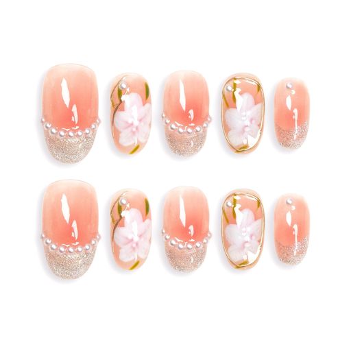 🌟【手作りオーバルシリーズ】各種の手型や指の長さに適しています。他の爪の形状と比べてより自然です。耐久性があり、快適です。様々な爪の装飾と組み合わせやすく、あらゆる場面やスタイルのニーズに適しています。 👍【...