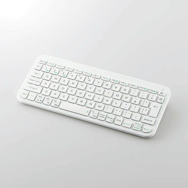 持ち運びに便利な薄型・軽量設計 ELECOM エレコム Bluetoothミニキーボード/薄型/パンタグラフ Windows、macOS、 ChromeOS 、iOS/iPadOS、Androidを自動で識別し、各OSに最適な入力モードに切...