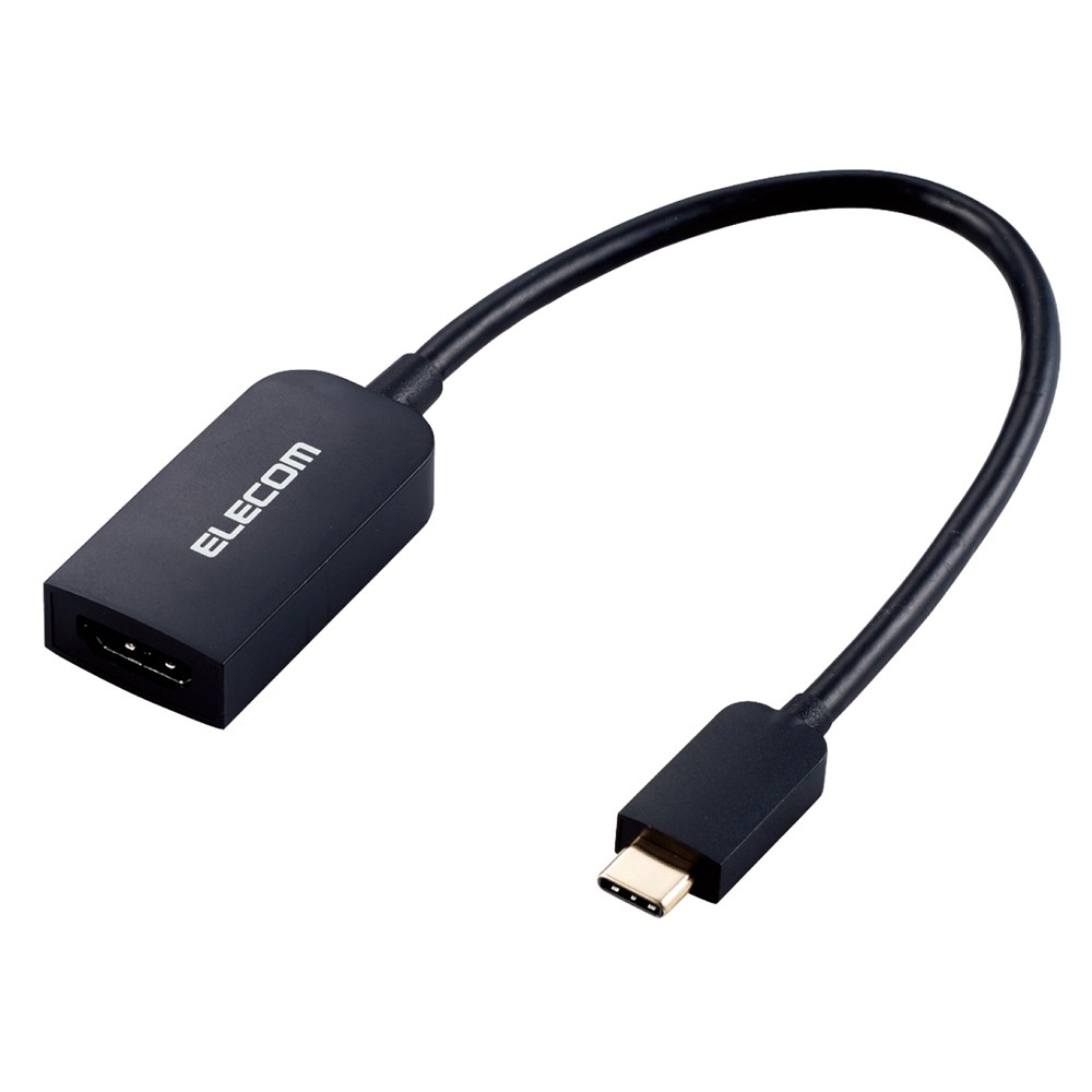 変換アダプター (Type-C to HDMI)エレコム ELECOM Type-C映像変換アダプタ/TypeC-HDMI/30HzUSB Type-C用HDMI映像変換アダプタUSB Type-C端子を搭載した機器の映像信号を変換し、HD...