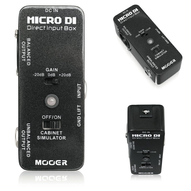 Micro DIは、超小型筐体を実現した、スタジオクラスの本格アクティブDIです。DI（Direct Input）は、楽器からの信号を長いケーブルに出したり、直接ラインレコーディングする際にご使用いただけます。1MΩのハイインピーダンスに対...
