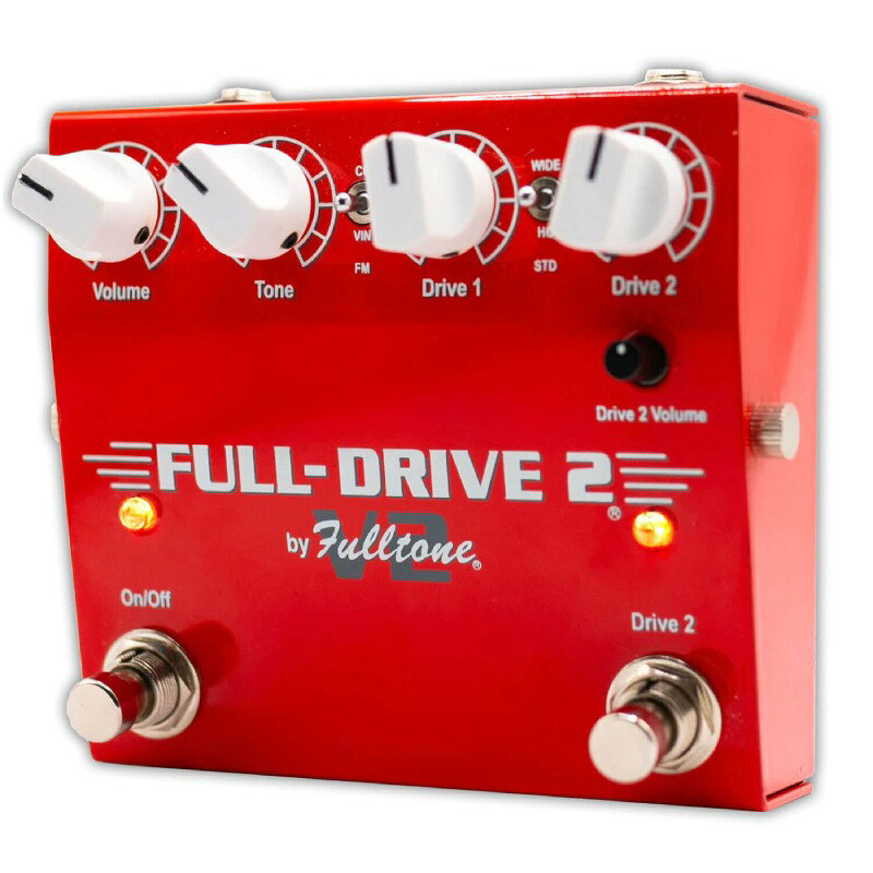 Full-Drive2 V2は、人気モデル「Full-Drive2」の進化版で、従来の「チューブ・スクリーマー・キラー」としての評価をさらに高めるモデルです。Drive 2チャンネル用に独立したボリュームコントロールを追加し、より幅広いサウ...