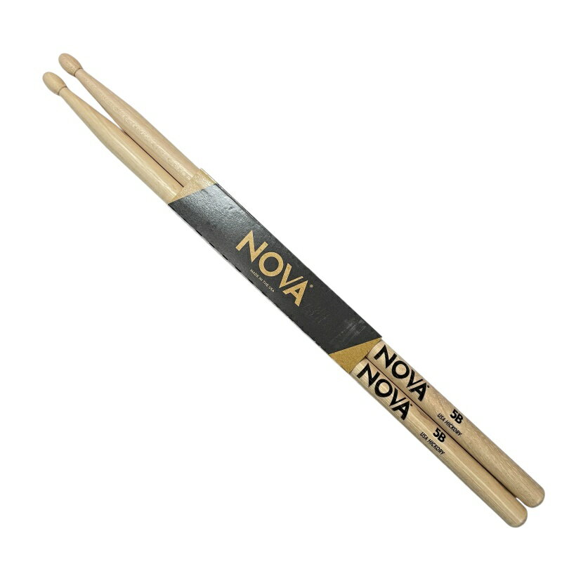 VIC FIRTHのセカンドブランド“NOVA”スティック厳密な検品作業により、“Perfect Pair” を実現するVIC FIRTH。その基準外であるセカンドラインのスティックがこの“NOVA”。ファーストブランドの検品基準が非常に高...