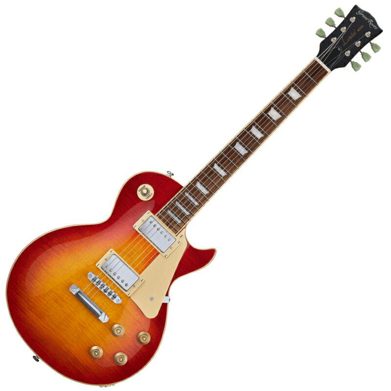 ESP直系ブランド「GrassRoots」が手掛ける、王道レスポールスタイルのエレキギター「G-LP-STD」フレイムメイプルトップを採用した高級感あふれるルックスと、セットネック構造による豊かなサステインを兼ね備えたコストパフォーマンスモ...