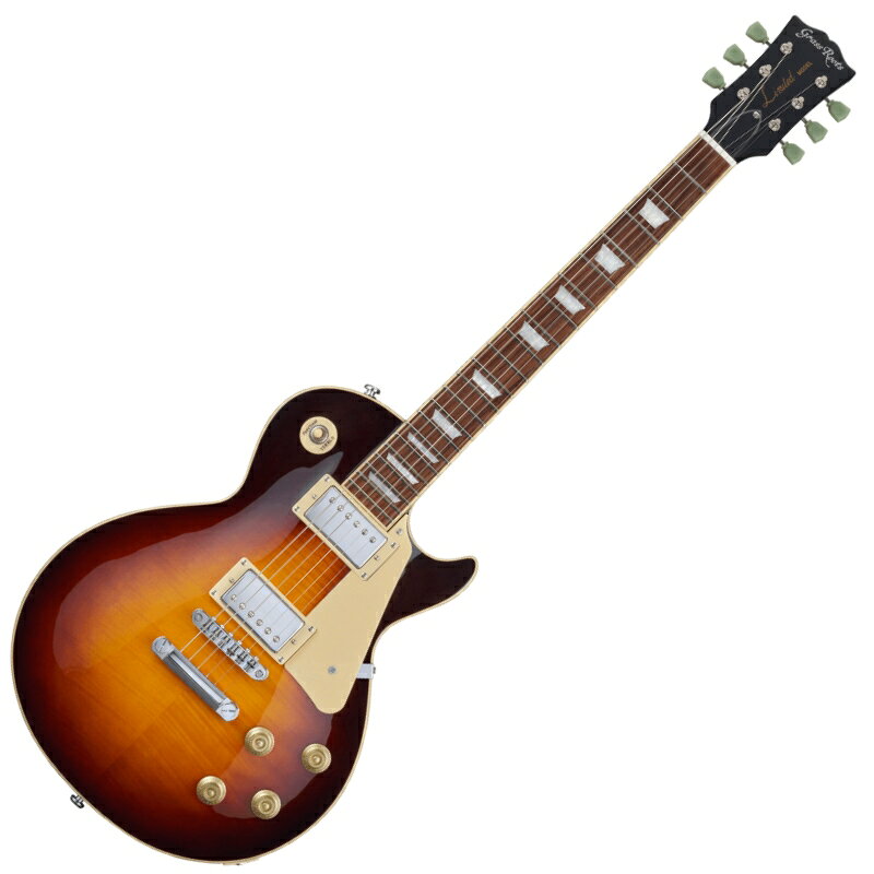 ESP直系ブランド「GrassRoots」が手掛ける、王道レスポールスタイルのエレキギター「G-LP-STD」フレイムメイプルトップを採用した高級感あふれるルックスと、セットネック構造による豊かなサステインを兼ね備えたコストパフォーマンスモ...