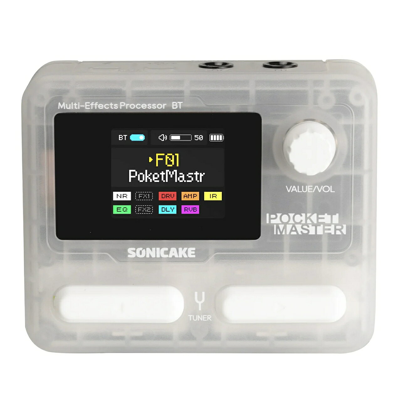 強力な回路設計と高品質なデジタルエフェクト Sonicake Pocket Master QME-10TWH クリアホワイト &nbsp; ※一部Windows 11ユーザー様におけるファームウェア更新不具合について※ 以下は、輸入代理店か...