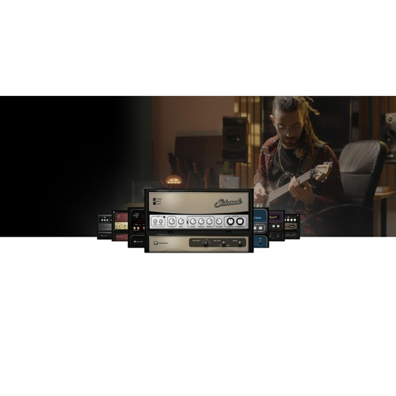 Voltage Amps プラグインエフェクト DAW DTM 最短のステップで最高のサウンド。7つのアイコニックなギター／ベースアンプ 商品概要 終わりのない微調整ほど、インスピレーションを奪うものはありません。 だからこそVoltage...