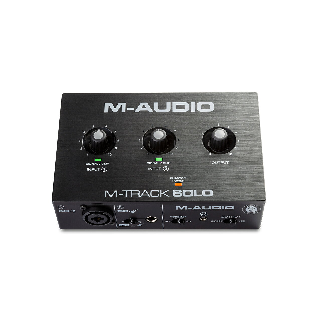 クリアな音質を可能にするコンパクトなオーディオインターフェース M-Track Solo ポータブルなオーディオインターフェース コンパクトでシンプルなデザインに加え、16bit/48kHzでの高解像度レコーディングを実現。Mac/PC/i...