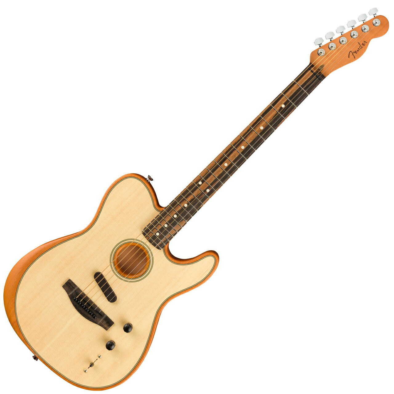 American Acoustasonic Telecasterは常に進化を続けるフェンダーの精神を体現した楽器です。Fishmanと共同開発した強力なサウンドプロセッサーを内蔵し、スタジオワーク／ライブパフォーマンスの両方において、幅広い...
