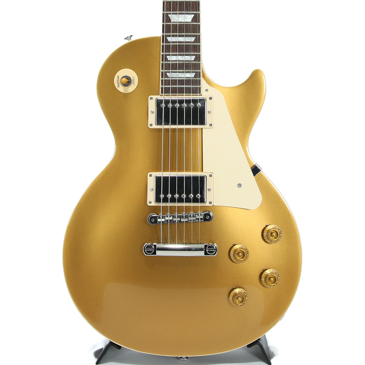 往年のクラシックデザインを踏襲したLes Paul Standard！ ノンウエイトリリーフの完全ソリッドボディのマホガニーボディにメイプルトップ、マホガニーネックにローズウッド指板。Vintage 50sの丸みのあるグリップは握り込んで演...