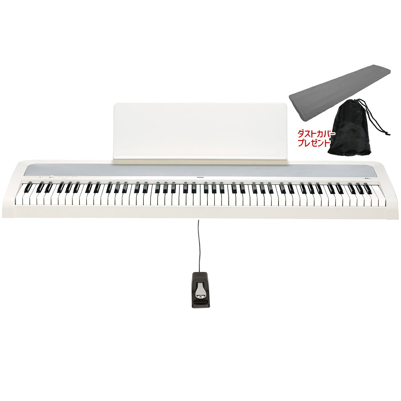 はじめよう、あなたのピアノライフ。 気軽に、そして本格的に。 B2+ WHITE 電子ピアノ デジタルピアノ 88鍵盤 ホワイト OUTLET:アウトレット特価品 アウトレット内容：箱潰れ・傷等あり。 未開封品 未開封のため、通常メーカー保...