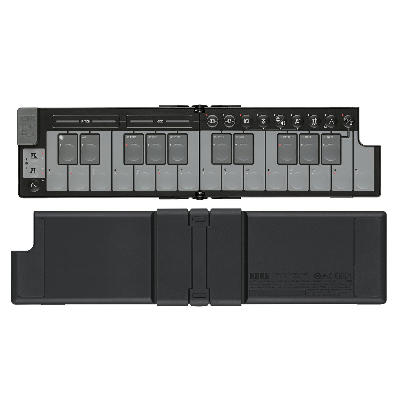 究極のポータブル・ミュージック・パートナーnanoKEYFold！ NANOKEY-FD BK BLACK ブラック MIDI キーボード OUTLET:アウトレット特価品 アウトレット内容：箱潰れ・傷等あり。 未開封品 未開封のため、通常...