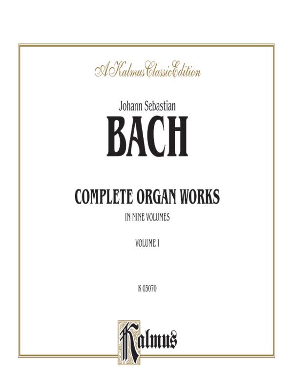 ジャンル：オルガン出版社：Kalmus弊社に在庫がない場合の取り寄せ発送目安：4日-12日作曲者：Johann Sebastian Bach／ヨハン・セバスティアン・バッハ編成：オルガン解説：バッハのオルガン作品全集第1巻。名作「6つのトリ...