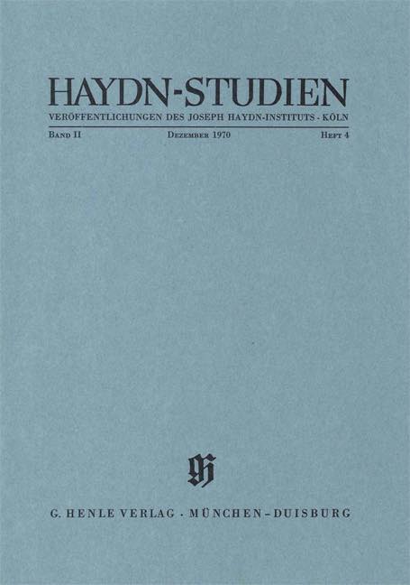 ジャンル：書籍出版社：Henle弊社に在庫がない場合の取り寄せ発送目安：8日-31日作曲者：Franz Joseph Haydn／フランツ・ヨーゼフ・ハイドン校訂者：Joseph Haydn-Institut, K ln／ヨーゼフ・ハイドン...