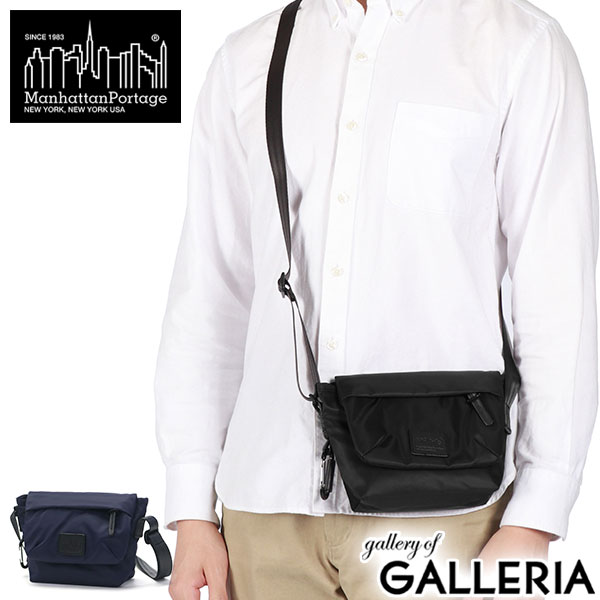 マンハッタンポーテージブラックレーベル ショルダーバッグ メンズ レディース 斜めがけバッグ ブランド Manhattan Portage BLACK LABEL 小さめ ミニ 斜めがけ 軽量 ナイロン 撥水 MP2600TWLBL-TB ...