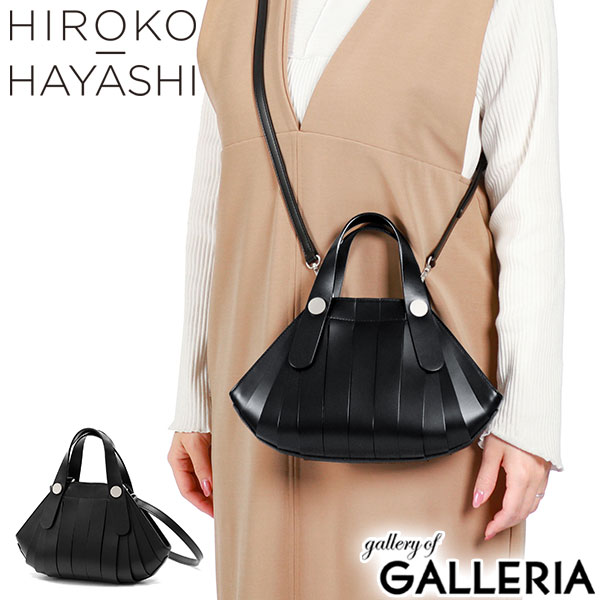 ヒロコ ハヤシ ハンドバッグ レディース 小さめ 黒 本革 レザー HIROKO HAYASHI 軽量 革 牛革 2WAY ショルダー 斜めがけ ミニトート ファスナー付き おしゃれ シンプル ブランド 小さい 日本製 OSSO VIVO ...