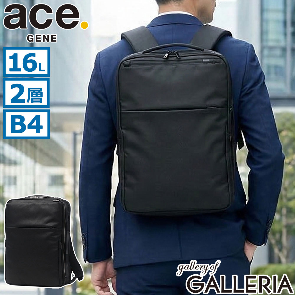 エースジーン ビジネスリュック ace.GENE メンズ 通勤 ビジネス バッグ 撥水 出張 リュック PC PC収納 B4 16L 15.6inch 2層 セットアップ ガジェタブル R 10th LTD 10周年 限定モデル はっ水 抗...