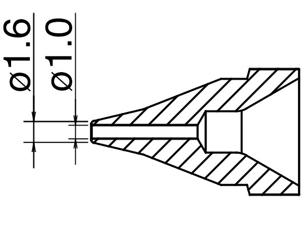 【仕様】●内径(mm)：1.0●外径(mm)：1.6【仕様2】●白光　SS型　ノズル／1.0mm●適用吸取器：FR-301、FR-410【原産国（名称）】日本【質量】15.000【質量単位】G【JANコード】4962615046193【メー...