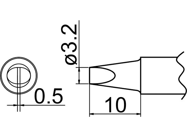 【仕様】●適合機種：FX838●コテ先名称：3.2D型【仕様2】●ヒーター一体式【原産国（名称）】日本【質量】15.000【質量単位】G【JANコード】4962615032486【メーカー名】白光（株）【関連キーワード【関連キーワード：もの...
