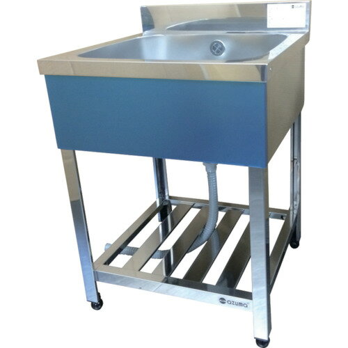 【特長】●独自の強化ナイロン樹脂製アジャストボールはサビや腐食に強く、ねじ山のつぶれもなく、半永久的に高さ調節機能と安全衛生を提供します。【用途】●工場、倉庫などでの手洗いや、機材、容器などの洗浄。【仕様】●間口(mm)：600●奥行(mm...