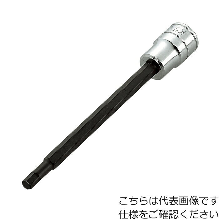 【特長】●ビット部は差込式で交換が可能です。●ロングタイプです。●差込角側は応力の集中を防ぐパワーフィット形状を採用しています。【仕様】●差込角(mm)：9.5●対辺寸法(mm)：7●ビット長さ(mm)：99●全長(mm)：128●対辺(m...