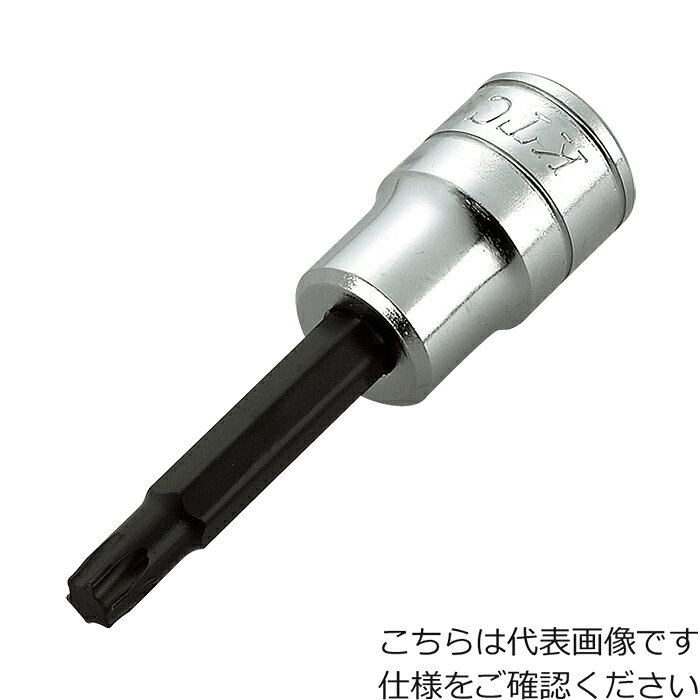 【特長】●ビット部は差込式で、交換が可能です。●差込角側は応力の集中を防ぐパワーフィット形状を採用しています。●スタンダードタイプです。【仕様】●呼びNo.：T50●先端寸法(mm)：8.79●差込角(mm)：9.5●全長(mm)：71●タ...