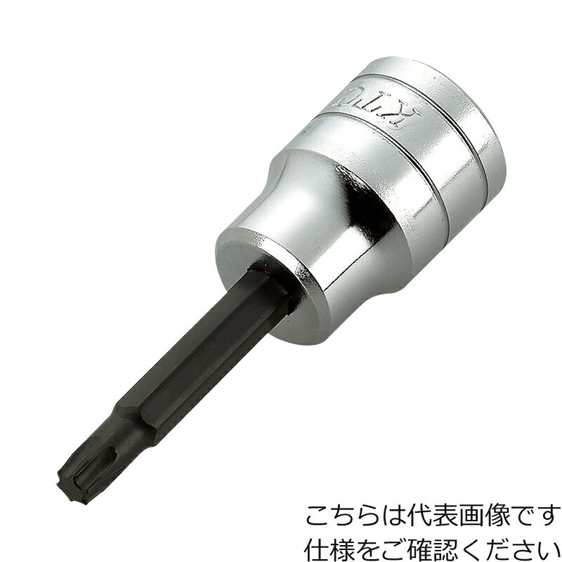 【特長】●ビット部は差込式で、交換が可能です。●差込角側は応力の集中を防ぐパワーフィット形状を採用しています。●スタンダードタイプです。【仕様】●呼びNo.：T70●先端寸法(mm)：15.49●差込角(mm)：12.7●全長(mm)：90...