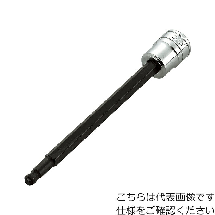 【特長】●ビット部は差込式で、交換が可能です。●ロングボールポイントタイプです。●差込角側は応力の集中を防ぐパワーフィット形状を採用しています。【用途】●汎用工具【仕様】●対辺寸法(インチ)：7/32●差込角(mm)：6.35●全長(mm)...