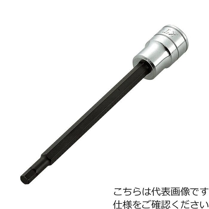 【特長】●ビット部は差込式で、交換が可能です。●ロングタイプです。●差込角側は応力の集中を防ぐパワーフィット形状を採用しています。【用途】●汎用工具【仕様】●対辺寸法(インチ)：3/8●差込角(mm)：9.5●全長(mm)：128【仕様2】...