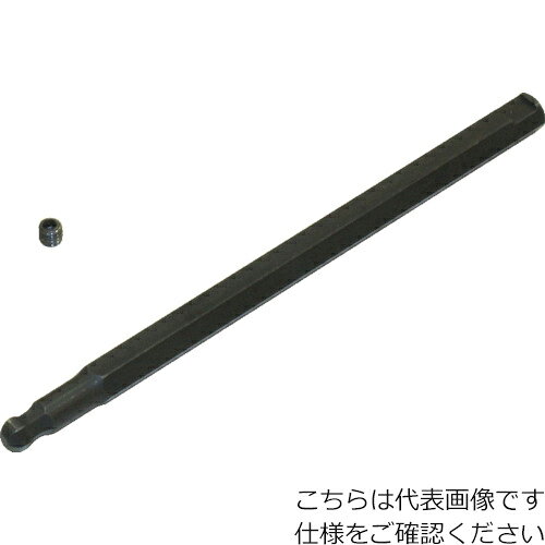 【特長】●六角穴付止めねじ付です。●ビット交換時にはタイプAの場合は2mm、タイプBの場合は2.5mmのヘキサゴンレンチが必要です。【用途】●交換用ビット【仕様】●対辺寸法(mm)：7●ソケット側寸法(mm)：8●全長(mm)：108●タイ...