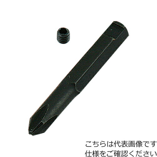 【特長】●六角穴付止めねじ付です。●ビット交換時にはタイプAの場合は2mm、タイプBの場合は2．5mmのヘキサゴンレンチが必要です。【用途】●交換用ビット【仕様】●刃先：［［＋］］No.3●ソケット側寸法(mm)：8●全長(mm)：51●タ...