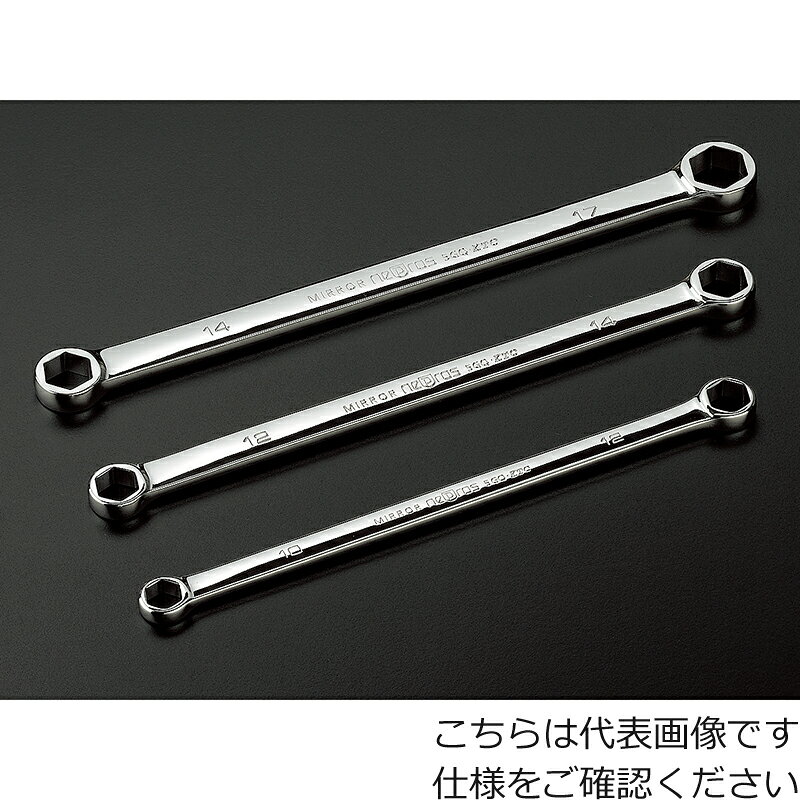 【特長】●口径部は15°の角度を設け、レンチ裏表を使用することにより30°の範囲で作業が可能、狭い所での作業性を向上します。●ヘッド部の厚みを薄くする事により狭い場所での作業性が向上しています。【用途】●ネプロス・汎用工具【仕様】●対辺寸法...