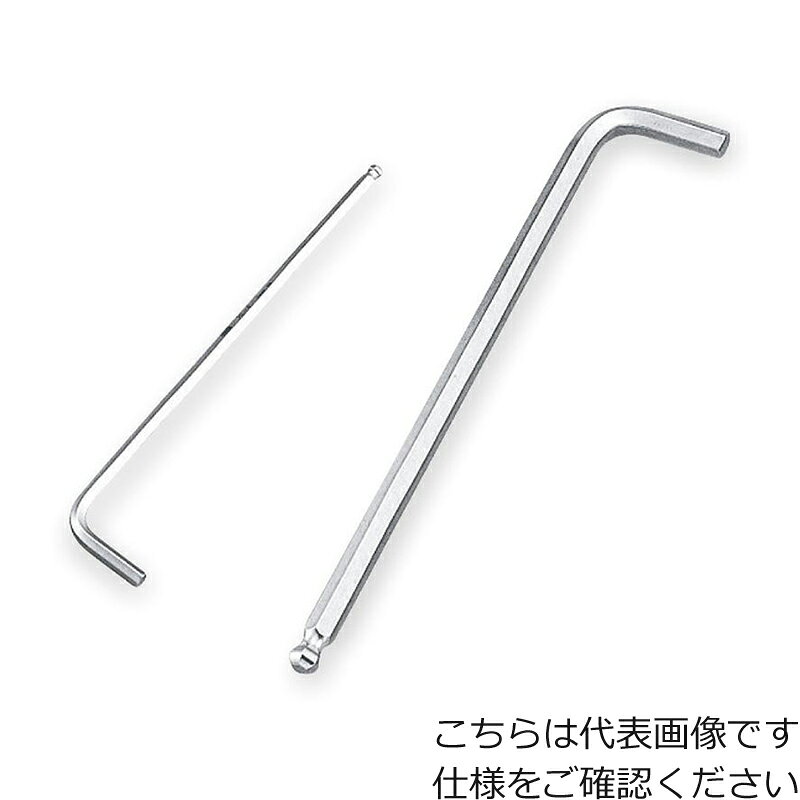 【特長】●高トルク、耐久力、耐摩耗性を高める特殊合金鋼を採用しました。●ボールポイント加工で、斜め作業の早回し、仮締めが可能です。●ロングタイプです。【用途】●六角穴付ボルトの締め付け、緩め作業。【仕様】●対辺寸法(mm)：8●首下寸法(m...