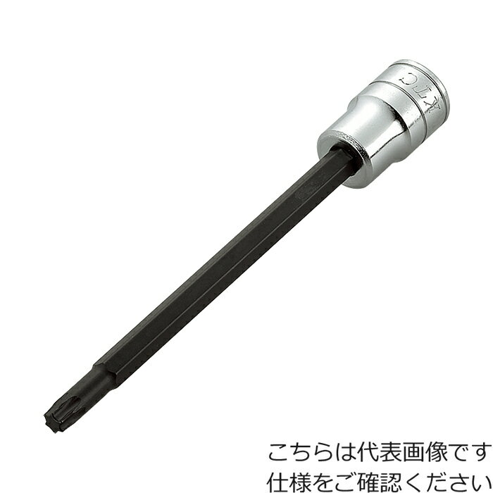 【特長】●ビット部は差込式で、交換が可能です。●差込角側は応力の集中を防ぐパワーフィット形状を採用しています。●ロングタイプです。【仕様】●呼びNo.：T27●先端寸法(mm)：4.96●差込角(mm)：9.5●全長(mm)：128●タイプ...