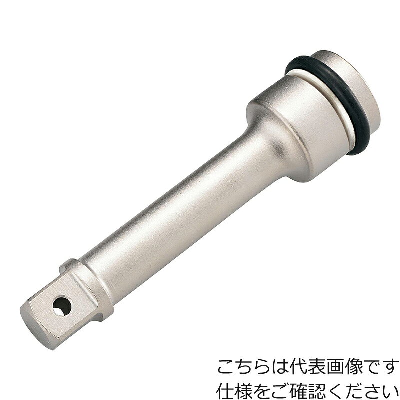 【特長】●深くて狭い箇所の作業など、レンチが操作しにくい時、ソケットを延長させるために使用します。●着脱の際にOリングを一旦溝に仮置きすることで作業性を向上させています。【仕様】●差込角(mm)：19.0●全長(mm)：200【材質／仕上】...