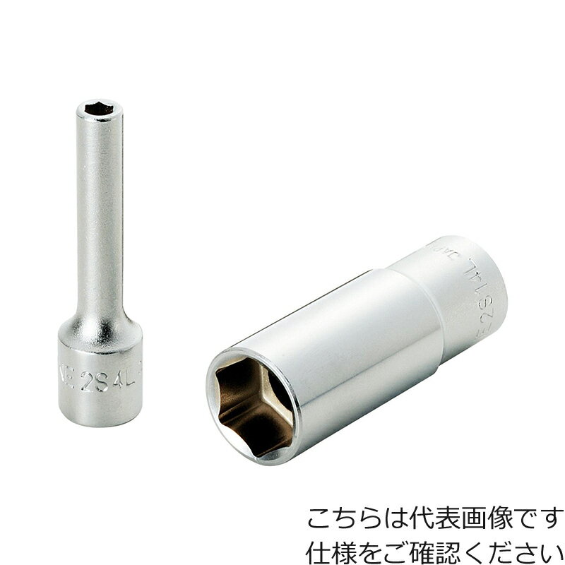 【特長】●ボルトが突き出したナットを回すのに最適です。●深い箇所のナットにも最適です。●差し込み後、トルクをかけてもナメにくくなっています。【仕様】●差込角(mm)：6.35●対辺寸法(mm)：3●全長(mm)：51●対辺形状：6角●対辺(...