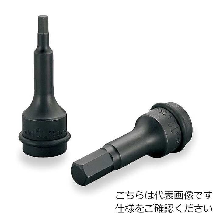 【特長】●インパクトレンチなどの動力工具用のソケットです。●セミロングタイプです。【仕様】●差込角(mm)：12.7●対辺寸法(mm)：12●全長(mm)：75●適合ピン：PIN3522S(対辺5〜14mm)、PIN3525S(対辺17mm...