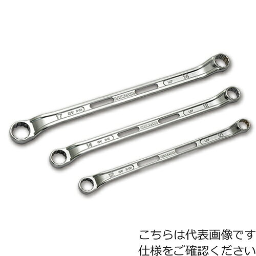 【特長】●材質は特殊鋼で、クロムメッキ処理です。●JIS規格品です。●当社比で10〜20%以上軽量化した工具です。【用途】●障害物がある所のねじの締結作業。●狭い所でのねじの締結作業。【仕様】●対辺寸法(mm)：12×14●全長(mm)：2...