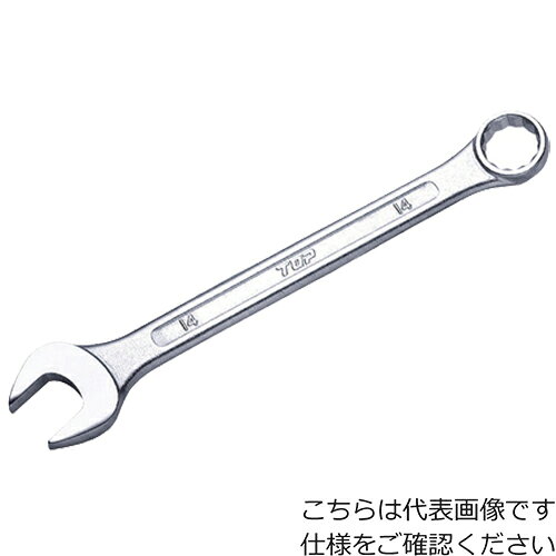 【特長】●スパナとめがねレンチを組み合わせた1丁で2役のレンチです。●スパナ部は仮締め用、めがね部は本締め用として使用できます。●めがね部角度は15°です。【用途】●ねじの締め緩めに。【仕様】●二面幅寸法(mm)：15●全長(mm)：177...