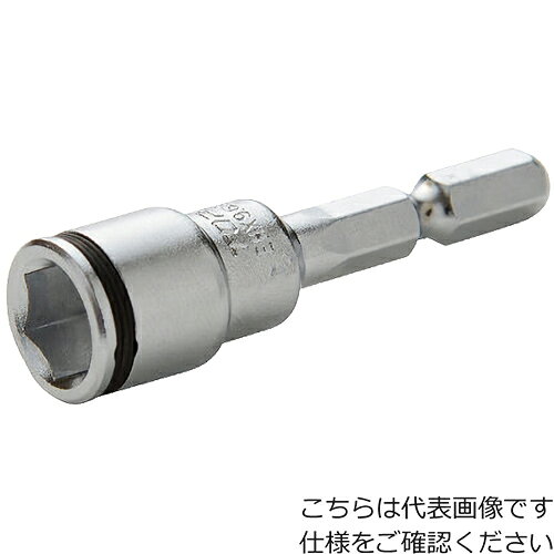 【特長】●ボール付のため、ビス・ねじを確実にキャッチします。●マグネットに着かない鉄以外のビス・ねじにも使用できます。●マグネット付先端工具です。【用途】●六角ボルトビス・テクスネジの着脱に最適先端工具。【仕様】●対辺寸法(mm)：10.0...