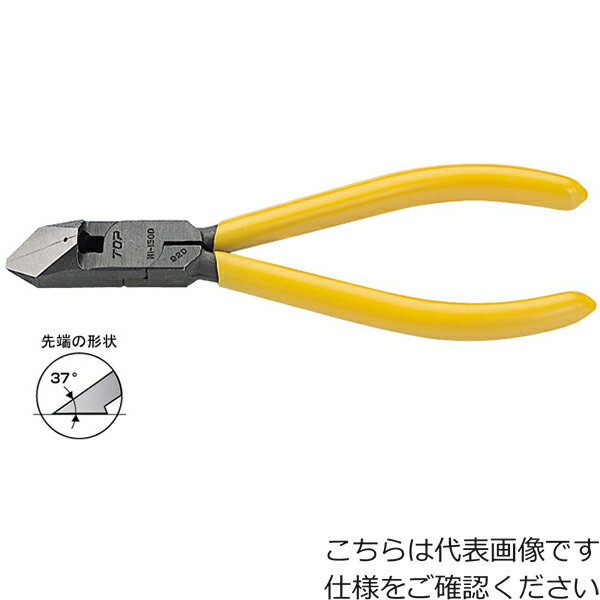 【特長】●弱電関係の細線や銅線の切断に最適です。●先端部は37°角度付きで上からの作業性に優れています。【用途】●細線や銅線の切断に。【仕様】●全長(mm)：110●切断能力(mm)鉄線：φ0.9●切断能力(mm)銅線：φ1.2【仕様2】●...