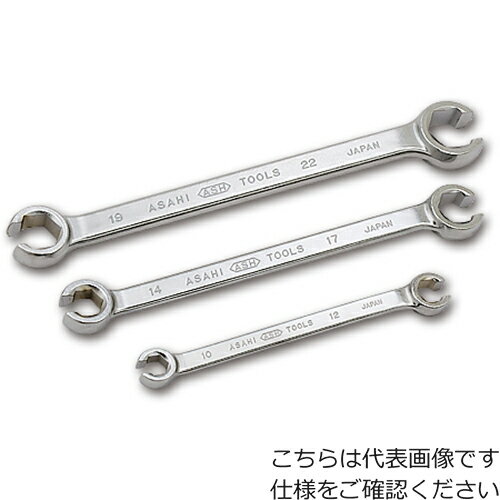 【特長】●パイプの途中にあるナットの締結や、配管継手作業、カーメンテナンスに最適です。●カーメンテナンスに便利です。【用途】●パイプの途中に有るナットや配管継手作業等に使用する工具です。【仕様】●対辺寸法(mm)：12×14●全長(mm)：...