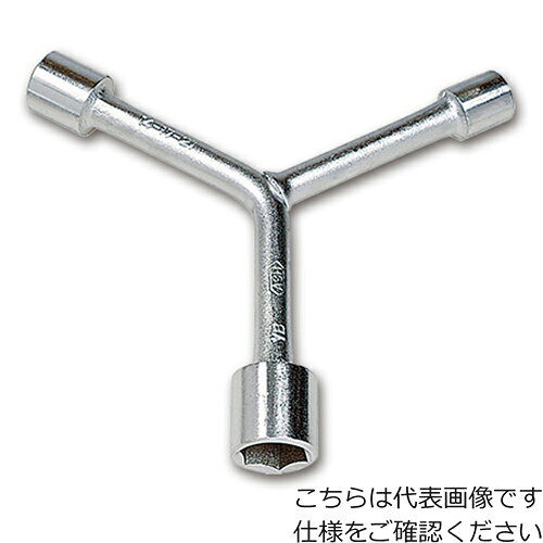 【特長】●一本で3サイズのボルトナットを締結することができます。●ソケット部は6角形状です。【用途】●六角ボルト・ナットの締結作業【仕様】●対辺寸法(mm)：8×9×10●全長(mm)：135●対辺寸法(mm)6角：8×9×10●長さ(mm...
