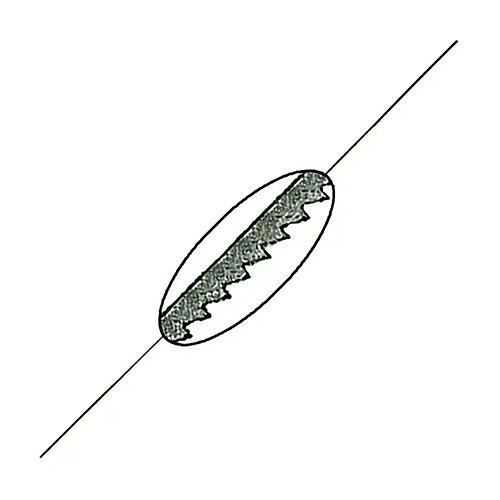 【特長】●精密加工用鋸刃としてアサリがなく切断面が綺麗に仕上がります。【用途】●アルミ板、基板、プラスチック材の切断などに。【仕様】●全長(mm)：130●刃サイズ：#0●刃厚(mm)：0.28【仕様2】●刃幅(mm)：0.56●1cm辺り...