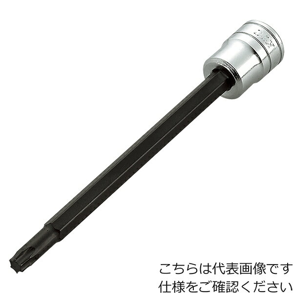 【特長】●ビット部は差込式で、交換が可能です。●差込角側は応力の集中を防ぐパワーフィット形状を採用しています。●ロングタイプです。【用途】●汎用工具【仕様】●呼びNo.：T9●先端寸法(mm)：2.48●差込角(mm)：6.35●全長(mm...
