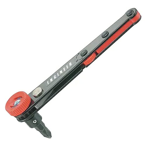 【特長】●ラチェット機能と早回し機構付で、作業能率が向上します。【用途】●通常のドライバーでは入らない狭いスペースでの作業に最適です。【仕様】●刃先：［［＋］］No.2/［［−］］6●全長(mm)：110●先端マグネット：有り【材質／仕上】...