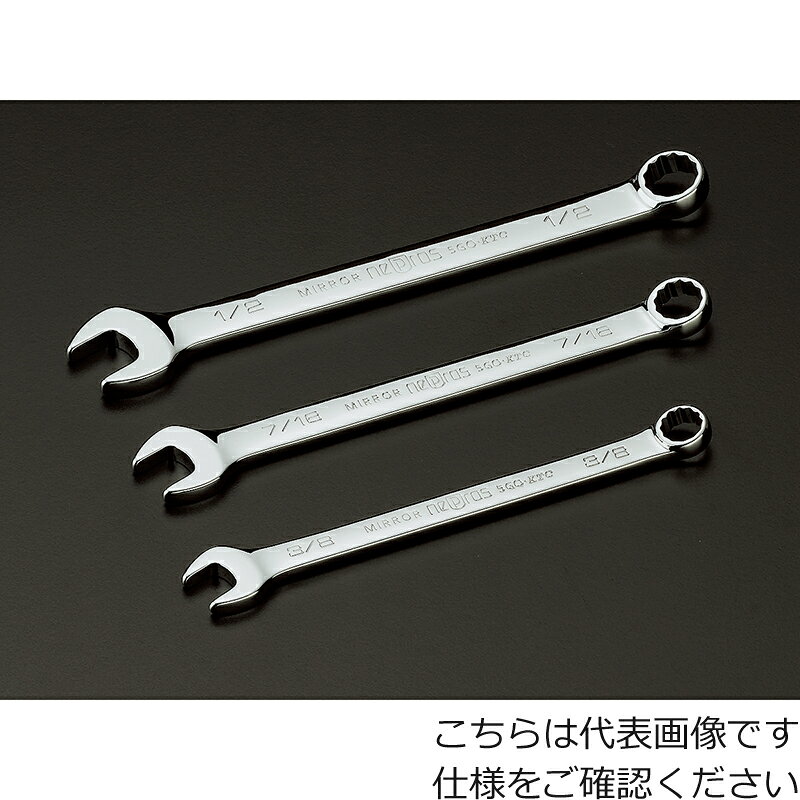 【特長】●めがね部はKTC独自のNパワーフィットを採用し、応力の集中を防ぎ、なめりを防止します。●スパナ部は口開きを防ぐ新設計、めがね部はコンパクトな外径、Nパワーフィットを採用しています。【仕様】●全長(mm)：215●二面幅寸法(インチ...